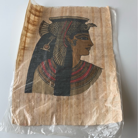 Art | Authentic Egyptian Papyrus Featuring Cleopatra | Poshmark